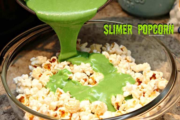 Get up close and personal with Slimer the ghost and a treat